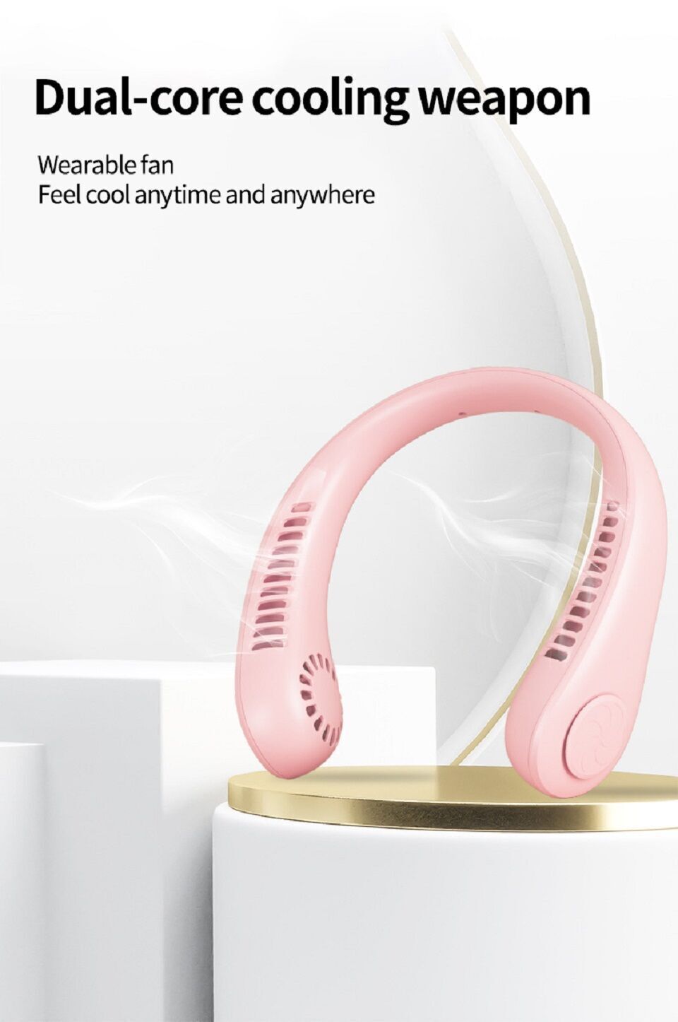 Factory Direct High Quality China Wholesale Mini Neck Fan Silent ...