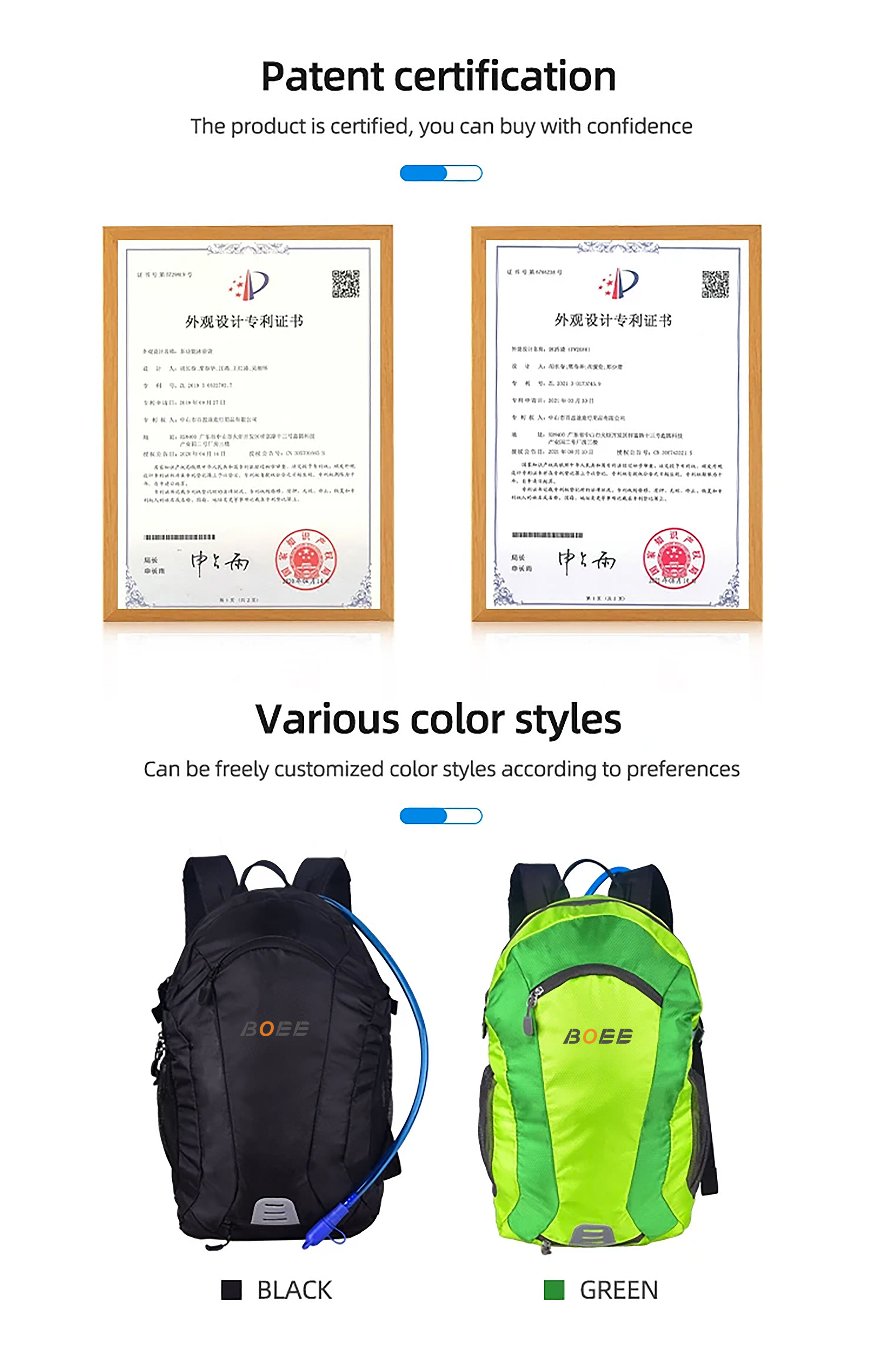 Buy Wholesale China Big Capacity Water Flask Backpack Waterproof ...