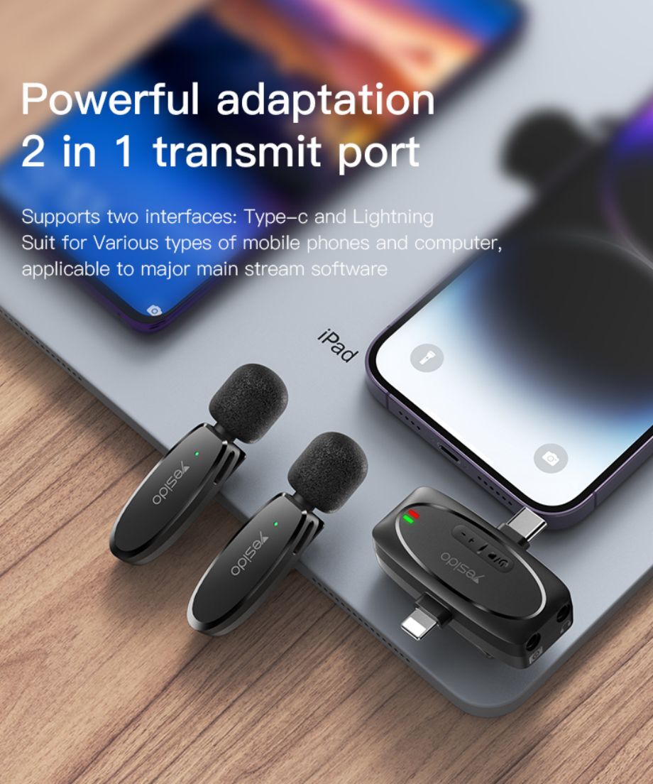 Buy Wholesale China Yesido Kr12 Portable Noise Reduction Wireless Transmission 360 Pickup Voice ...