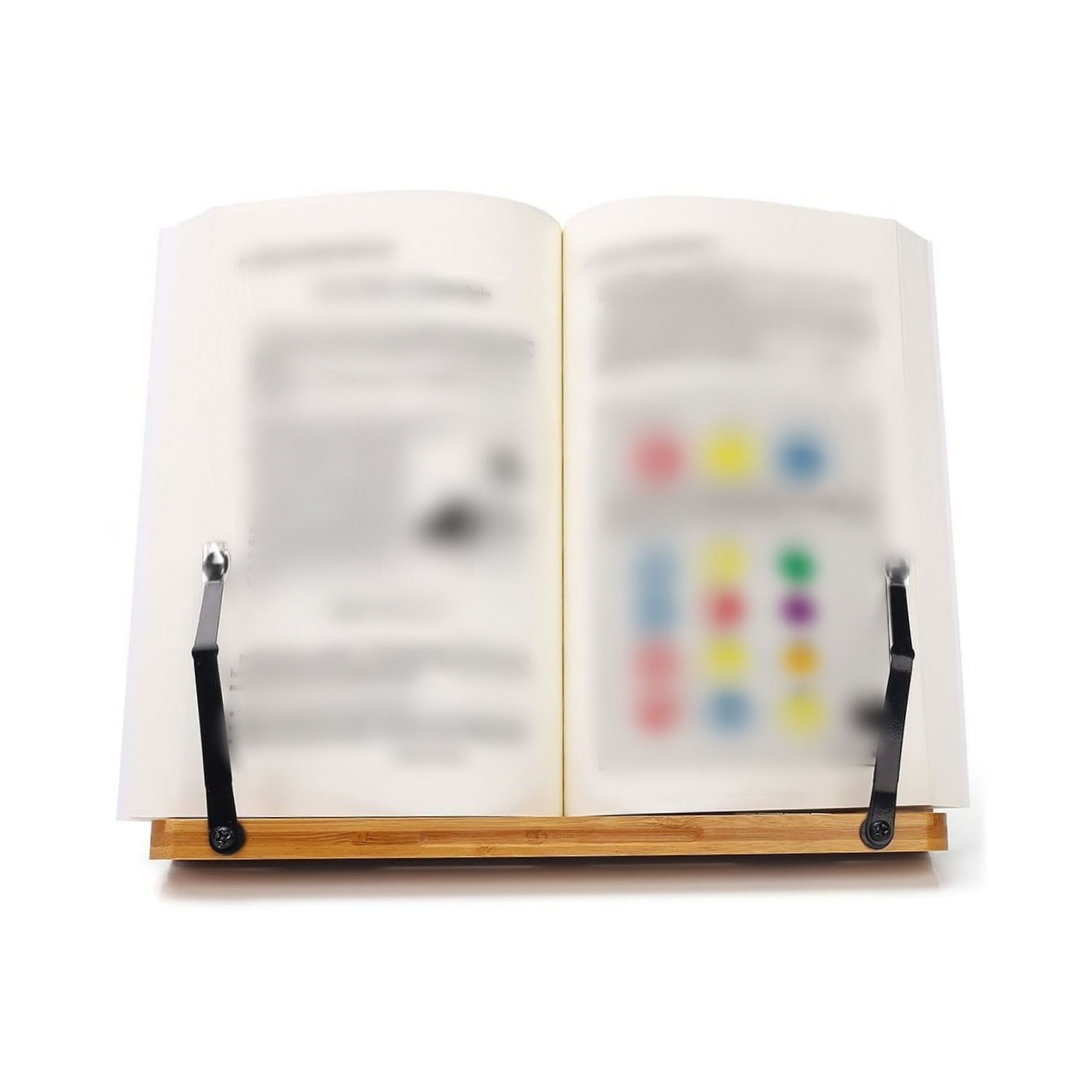 Reading Holder Adjustable Bamboo Book Stand For Reading Calligraphy ...