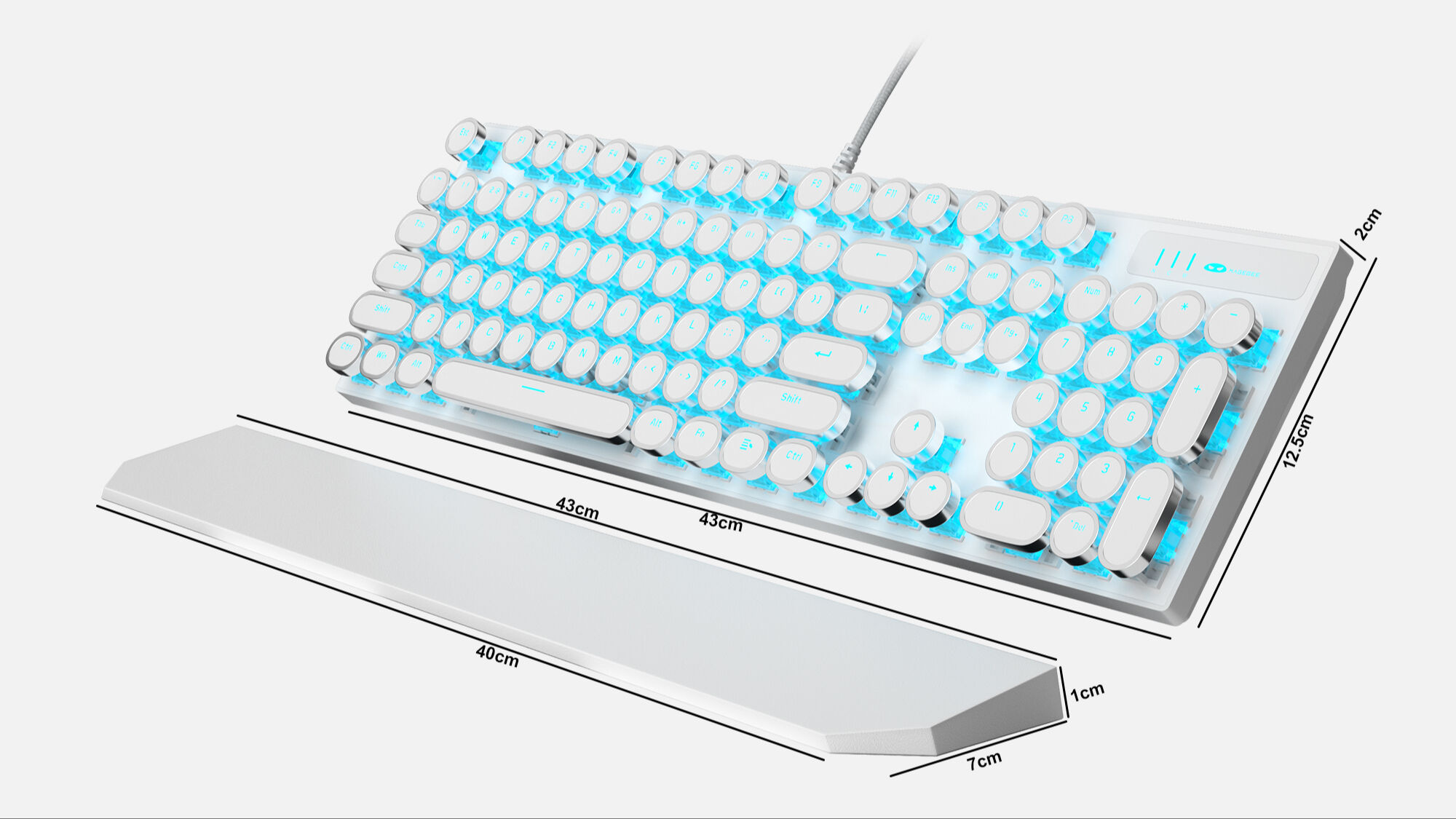 Buy Wholesale China Magegee Mk-storm Mechanical Gaming Keyboard Retro ...