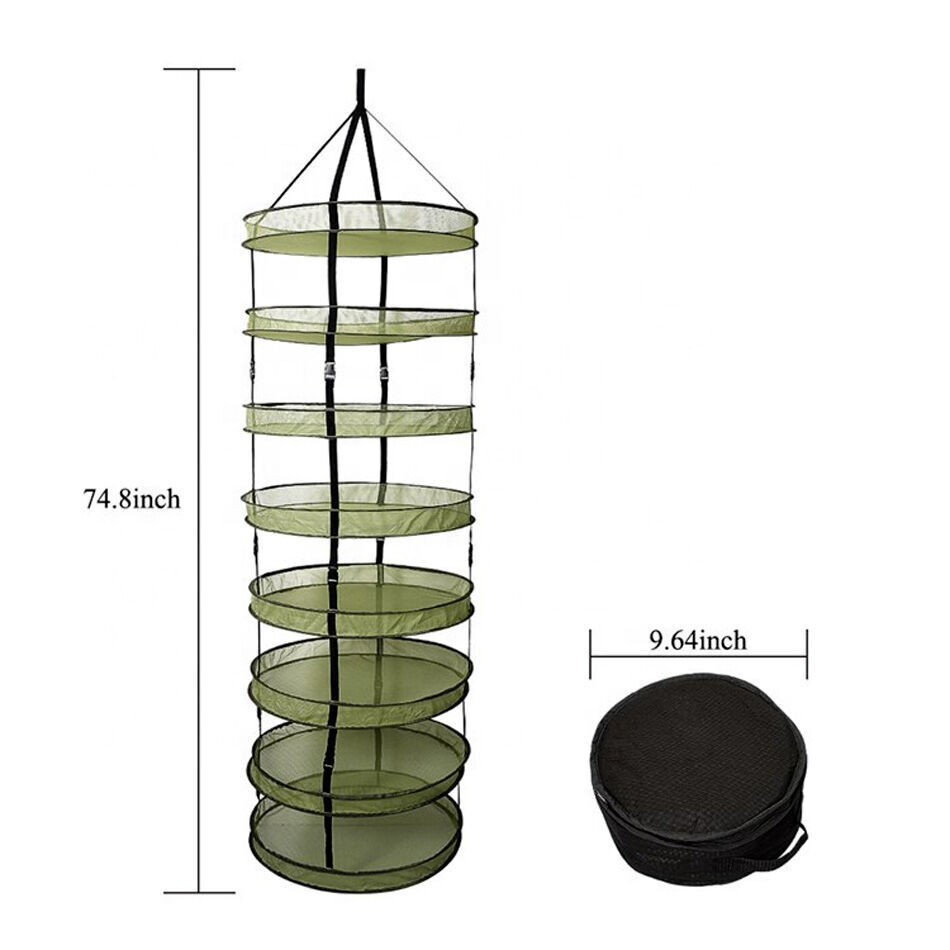 Buy Wholesale China Factory Price 8 Layer Herb Drying Rack Mesh Hanging ...