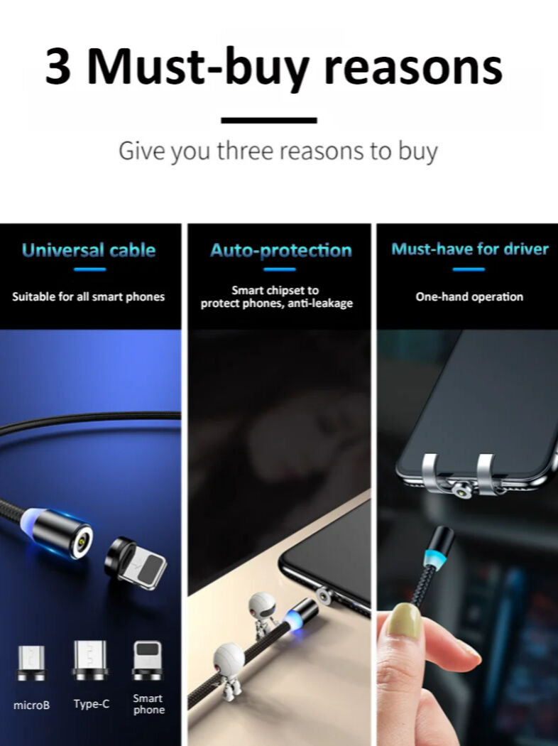 Super Cheap Price Latest Magnetic Charging Cable Strong Magnet Charger ...