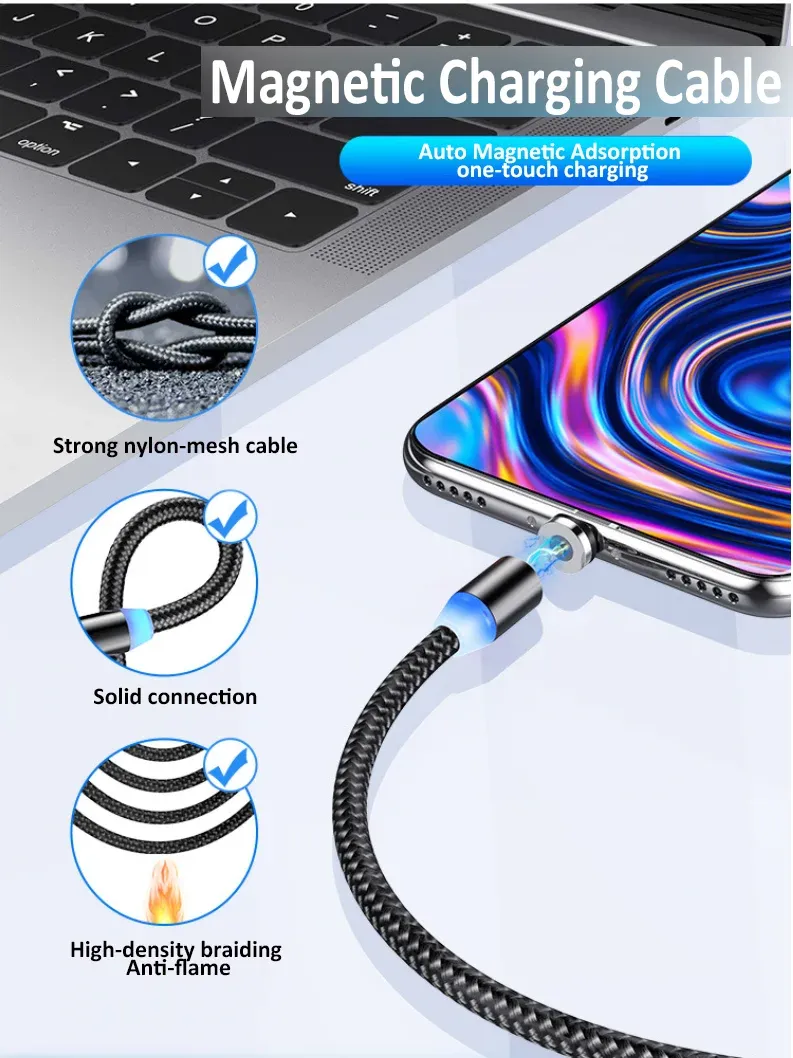 Super Cheap Price Latest Magnetic Charging Cable Strong Magnet Charger ...