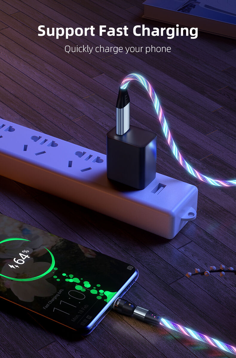 Buy Wholesale China 360 540 Degree Rotate Luminous Flowing Light Usb ...