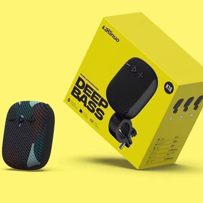 Oem K18 Factory Outdoor Wireless Stereo Portable Speaker Built-in Mic Shockproof K18 Waterproof ...