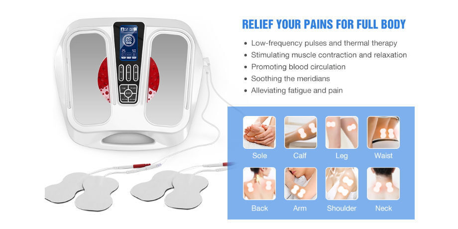 Ems Tens Foot Circulation Stimulator Improves Foot Blood Circulation ...