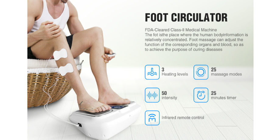 Ems Tens Foot Circulation Stimulator Improves Foot Blood Circulation ...