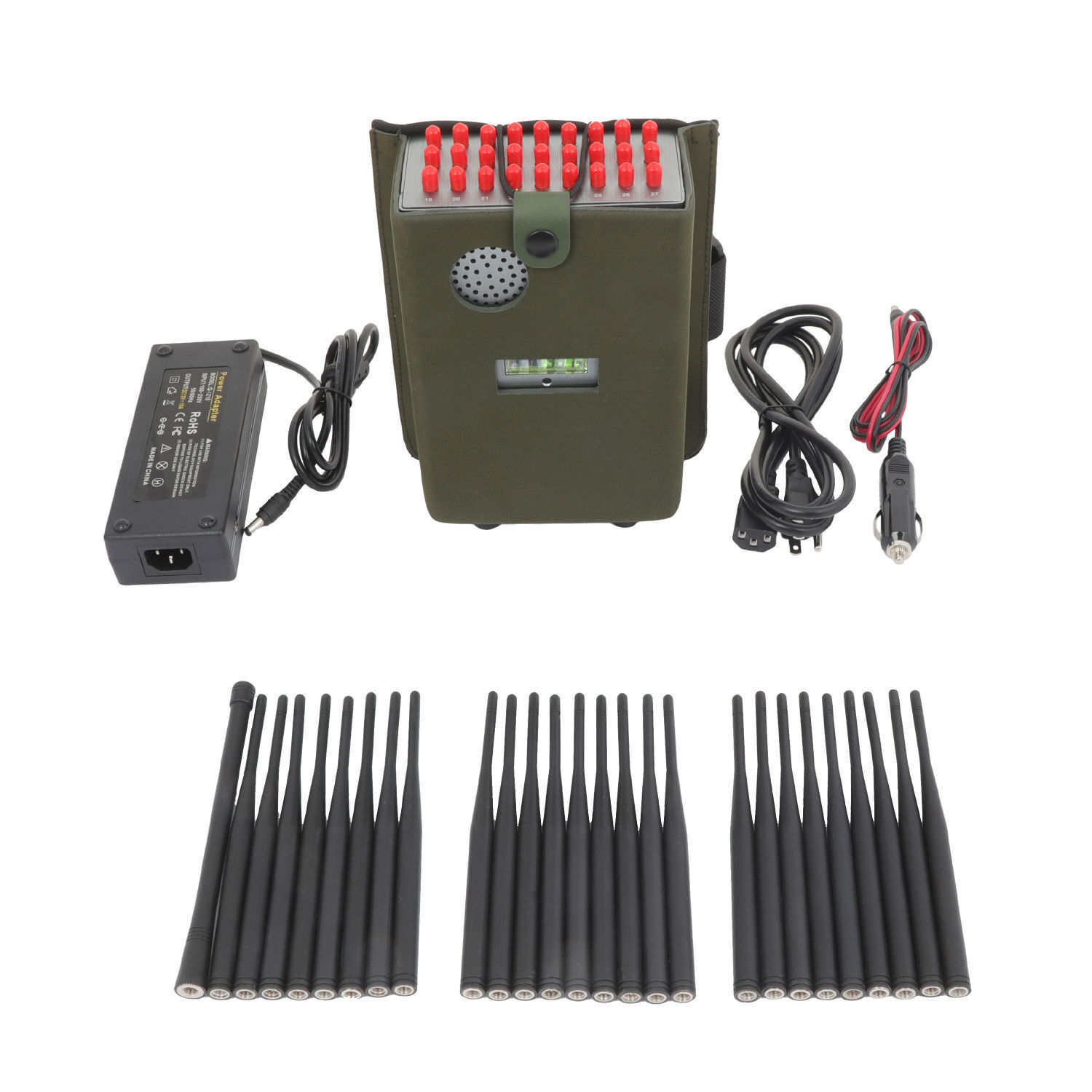Portable 27 Antenna Signal Jammer Available Globally - China Wholesale ...