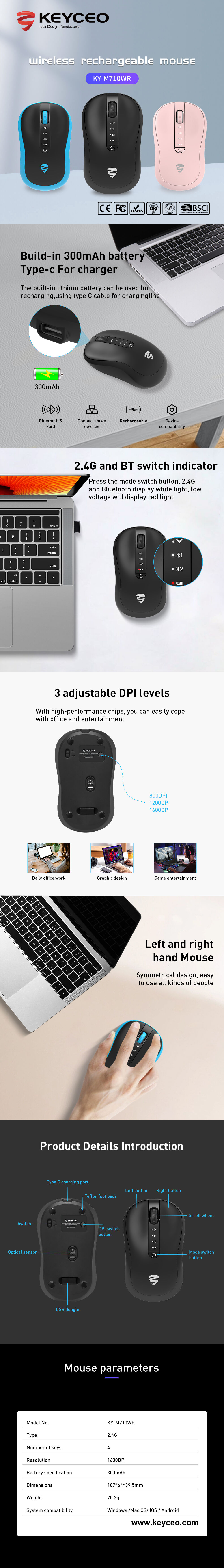 Buy Wholesale China Office Mouse Wireless Delivers The Best Possible ...