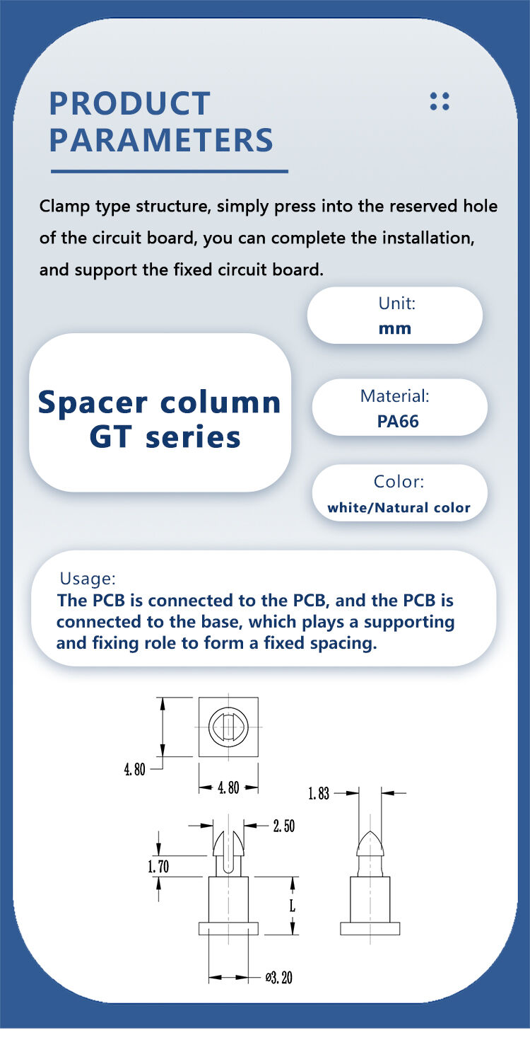 Buy Wholesale China Pcb Standoff Gt-21.5 Pcb Spacer Support Pcb ...