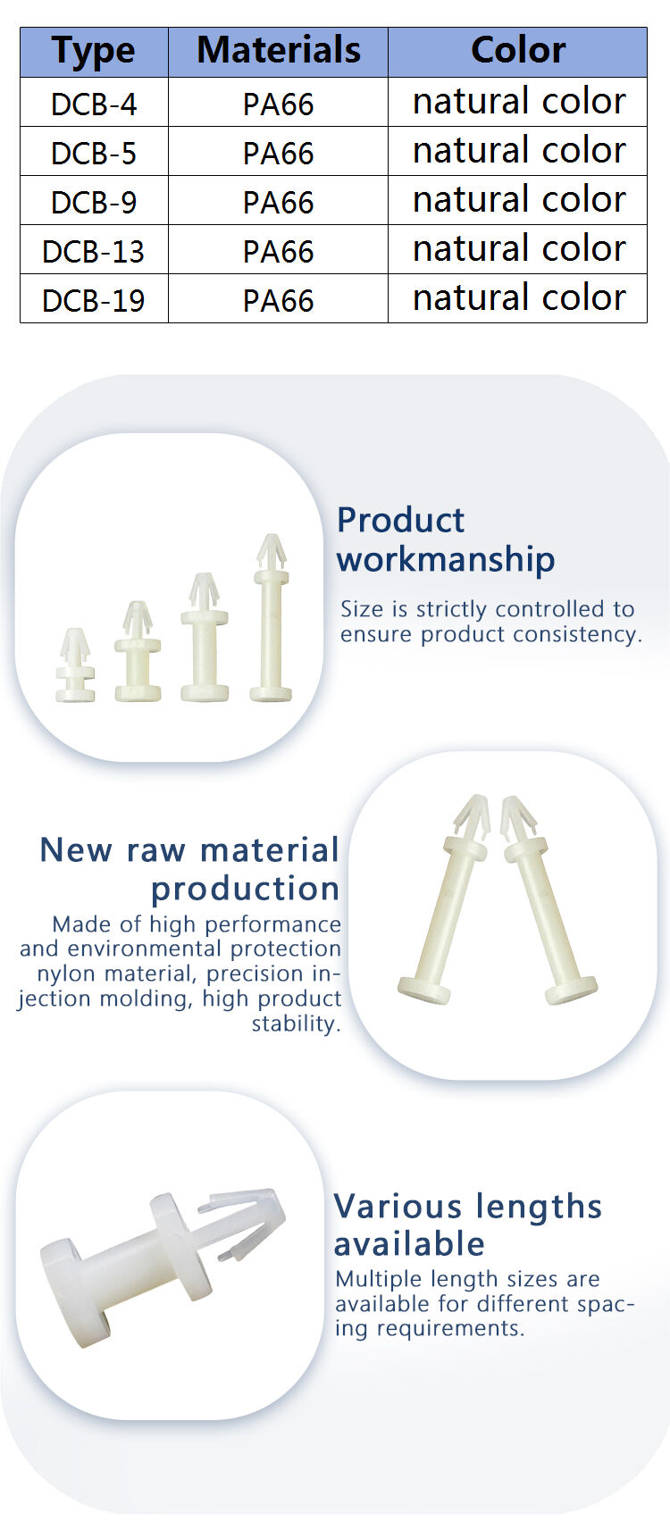 Buy Wholesale China Pcb Standoff Dcb-9 Nylon Isolation Column Nylon Pcb Spacer Support Suitable ...