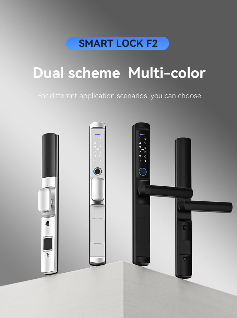 Tuya Smart App Wifi Remote Contorl Smart Door Lock Aluminum Fingerprint ...