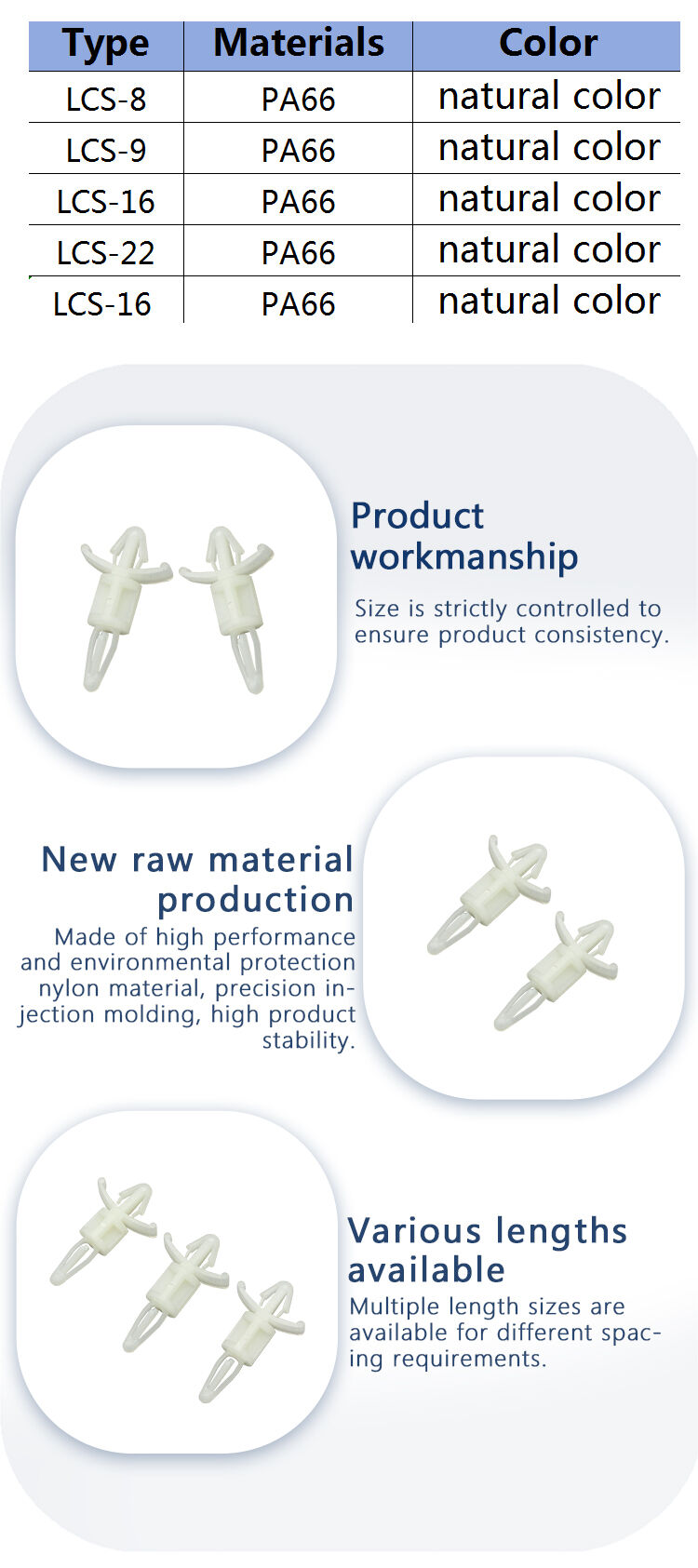 Buy China Wholesale Pcb Standoff Lcs-9 Hot Selling Pa66 Plastic ...