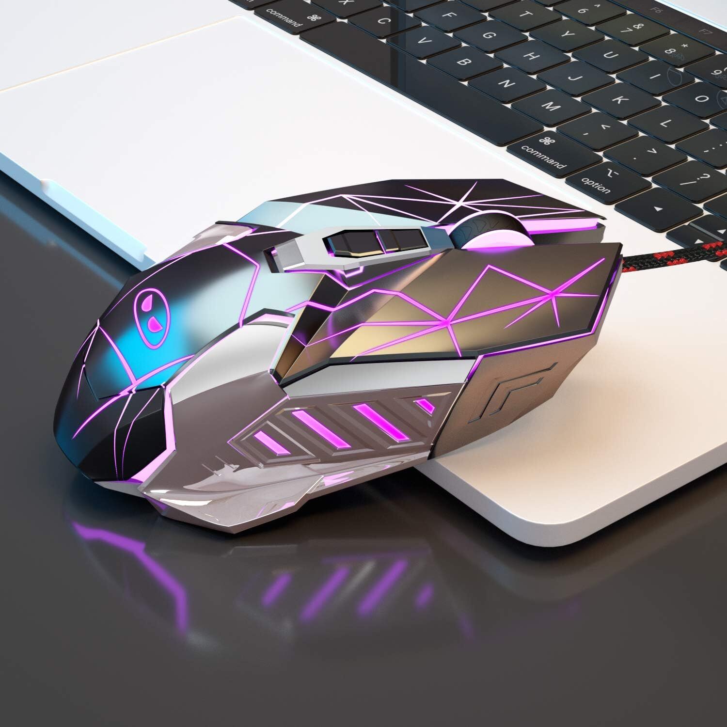 Magegee G10 Gaming Mouse Wired, 7 Colors Led Backlit Gaming Mouse, 6 ...
