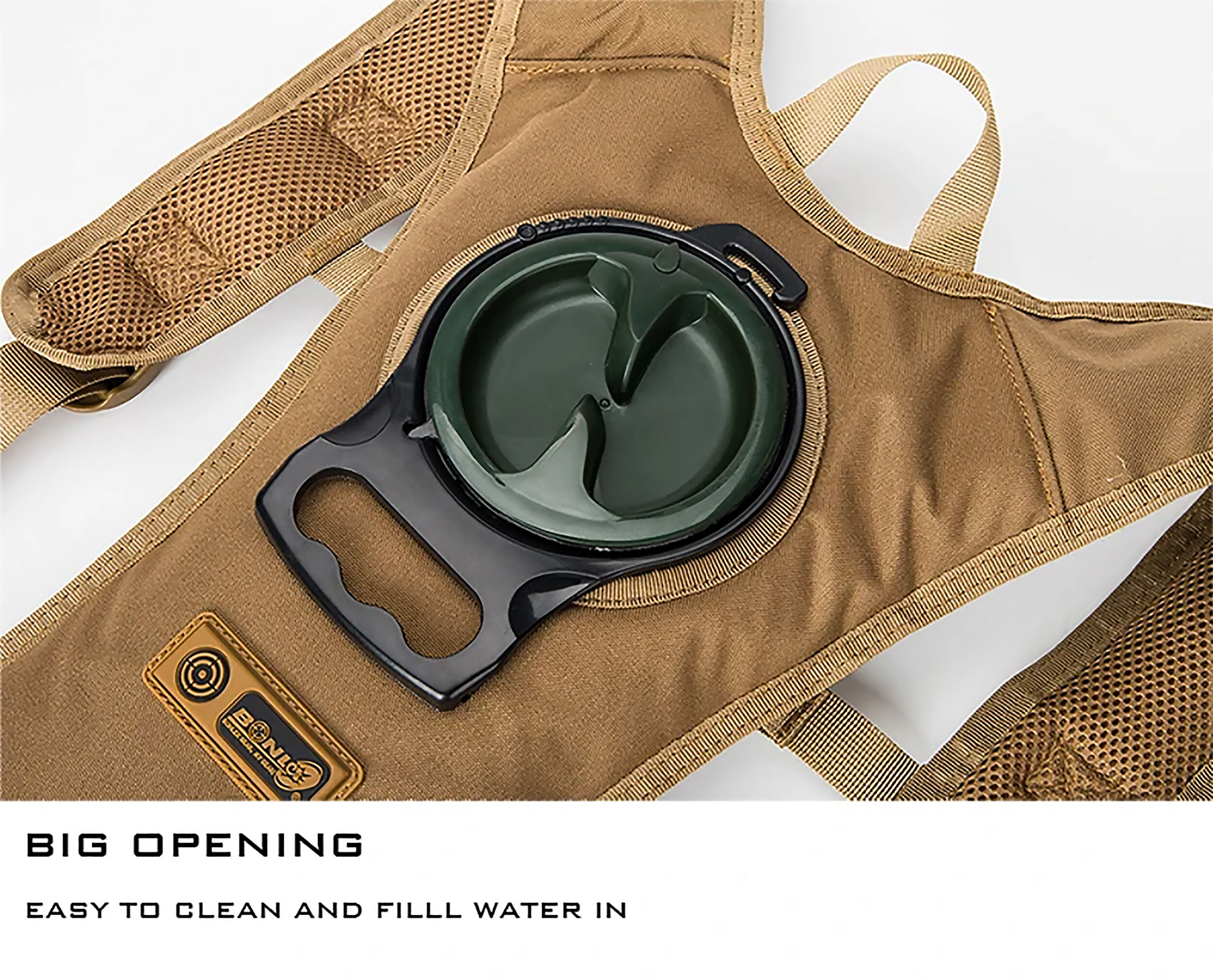 Earthy Color Water Bladder Backpack Black Hydration Backpack Beach ...