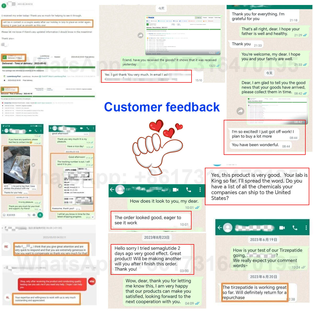 Buy Wholesale China Factory Supply Teduglutide Cas197922-42-2 99% ...