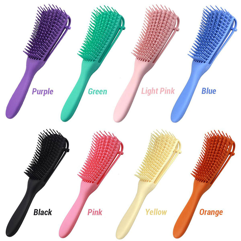 Buy Wholesale China Plastic Rows Woman Curly Hair Detangler Brush ...