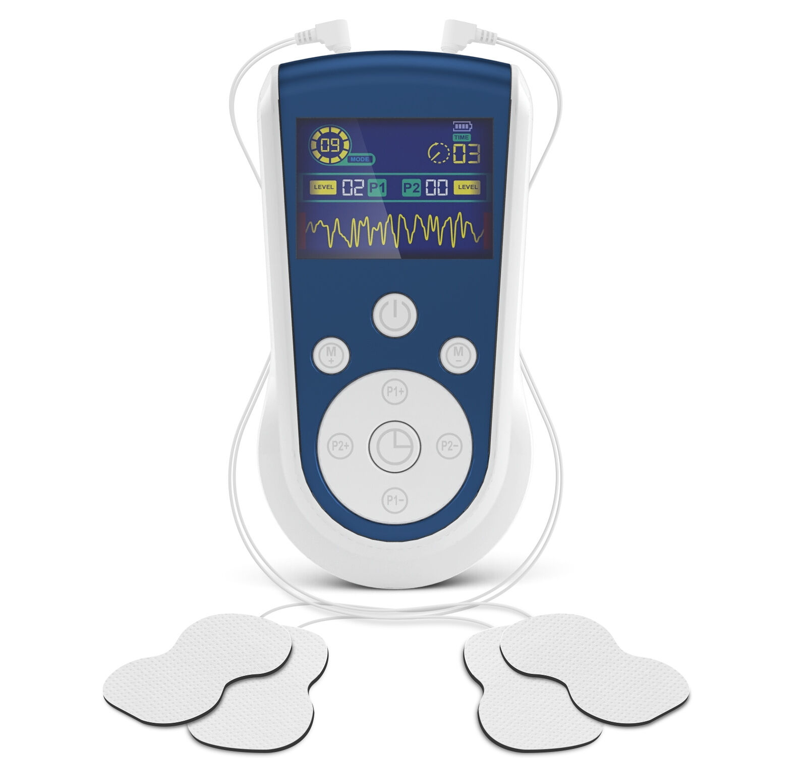 Tens Ems Unit Muscle Stimulator For Pain Relief Therapy Dual Channel ...