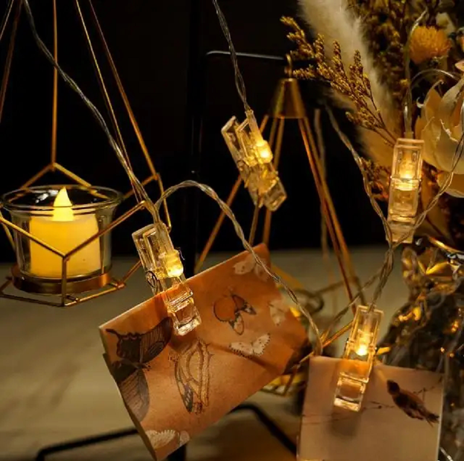 Buy Wholesale China 10l Colorful Clip Light String Clipable Photograph ...