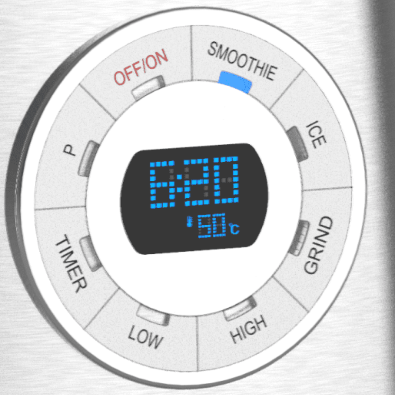 Buy Wholesale China New 1.8l Table Blender Stainless Steel Lcd Display ...