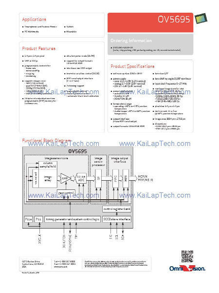 Buy Hong Kong SAR Wholesale Klt-maa27-ov5695 V1.0 5mp Ov5695 Mipi Interface Auto Focus Camera ...