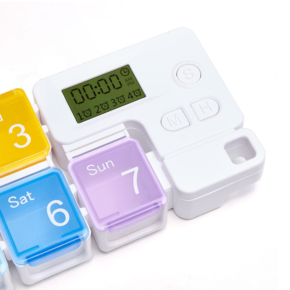 Buy Wholesale China Weekly Pill Organizer With Timer Pill Box Medicine ...