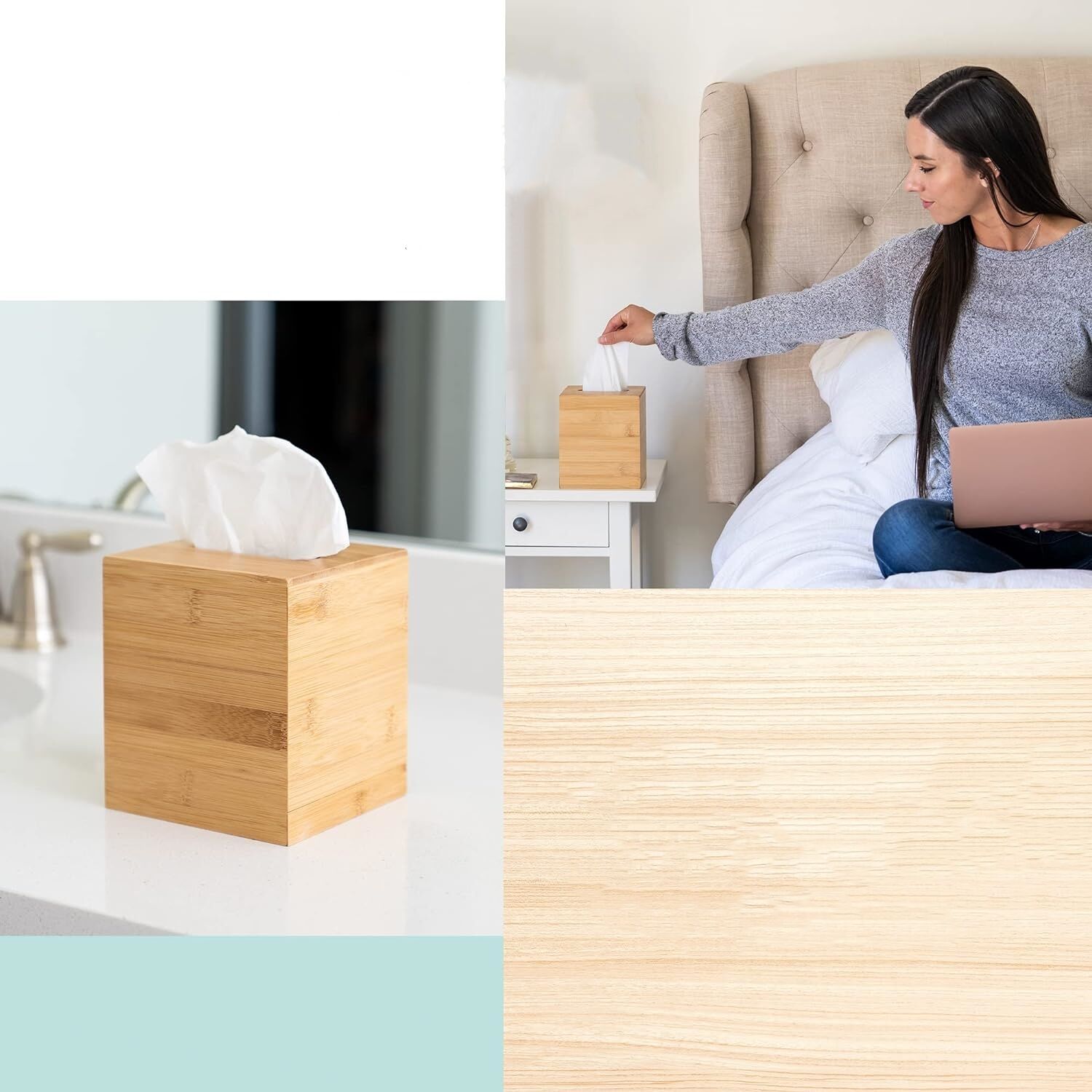 Buy Wholesale China Durable Wooden Tissue Box With Sliding Bottom Tissue Box Holder Premium ...