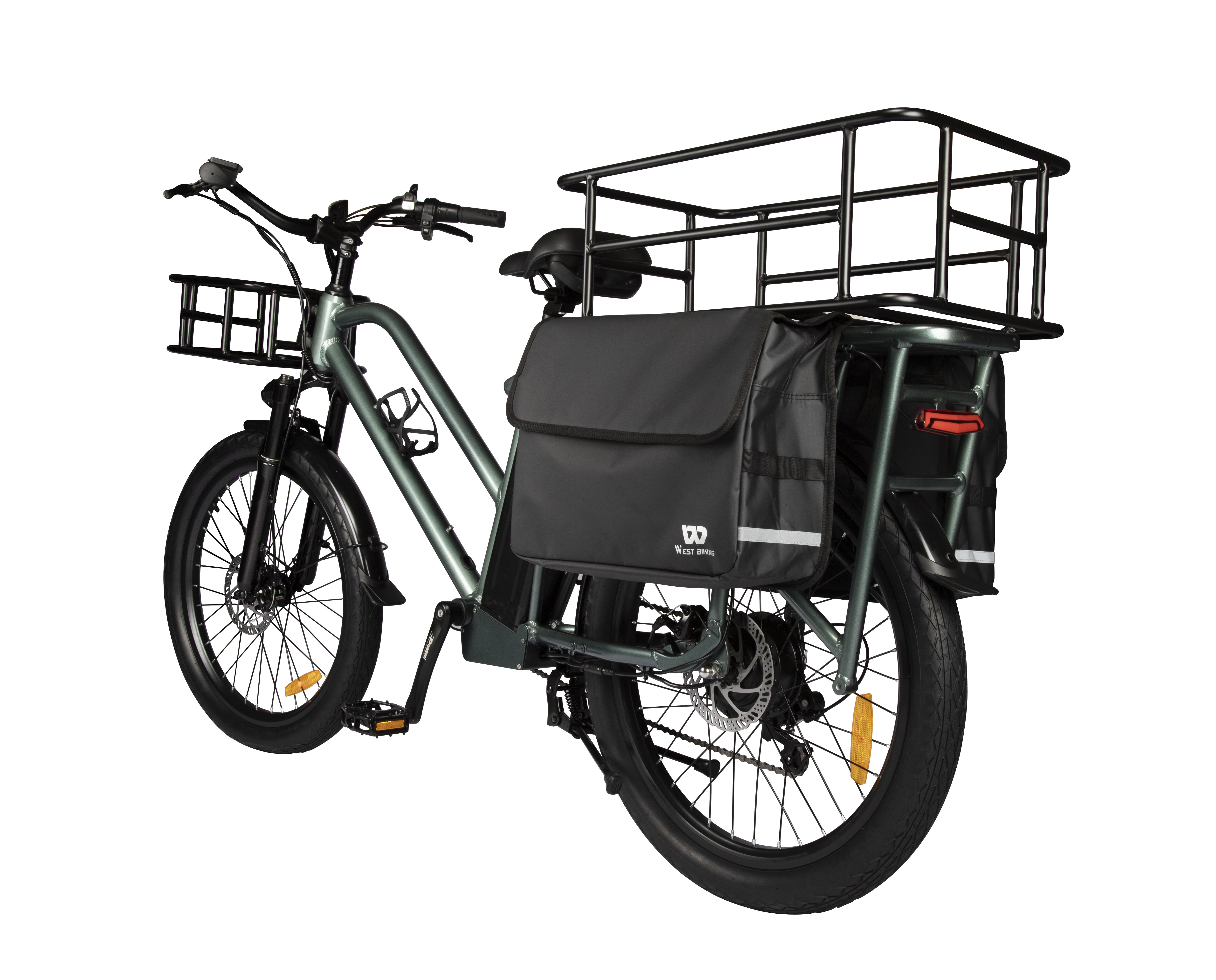 Buy Wholesale China Electric Cargo Bike Electronic Folding Cargo Bicycle 20ah Li-ion Detachable ...