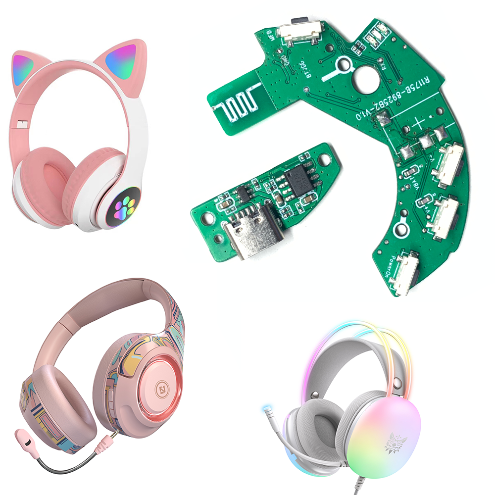 Latest Products Smart Noise Reduction P9 Headphones Pcba, Earphones ...