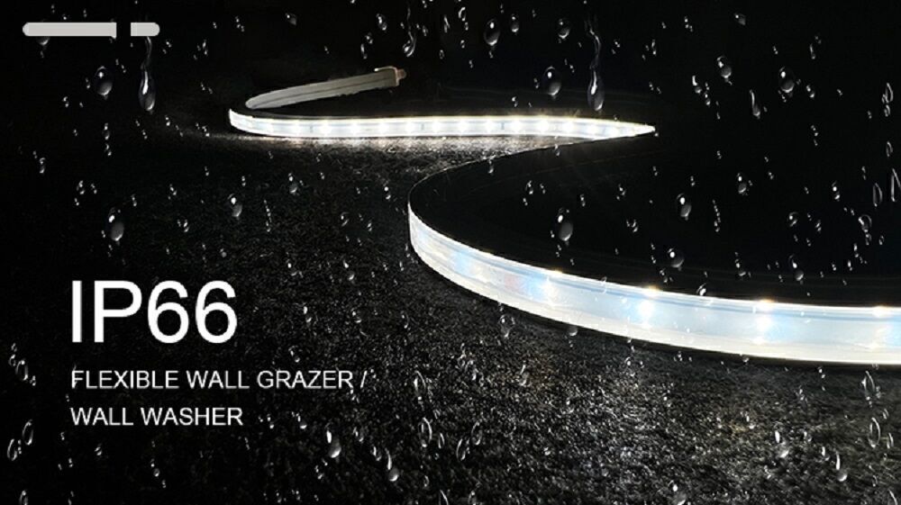 Cri90 Ip66 Waterproof Led Strip Silicone Flexible Wall Grazer Light ...