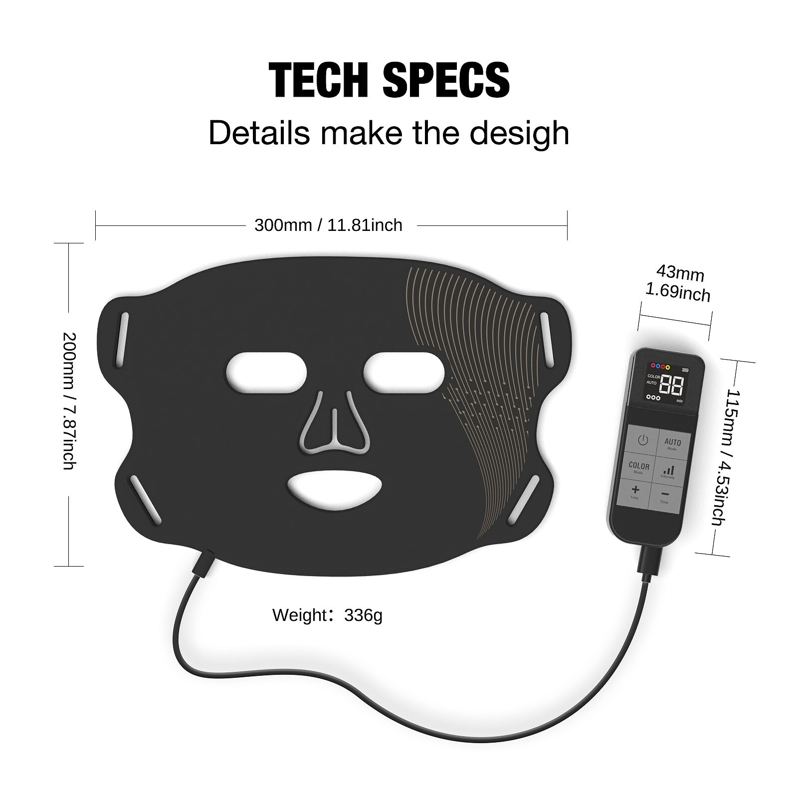 Bulk Buy China Wholesale 4 Color Red Light Therapy Mask Wireless Led ...