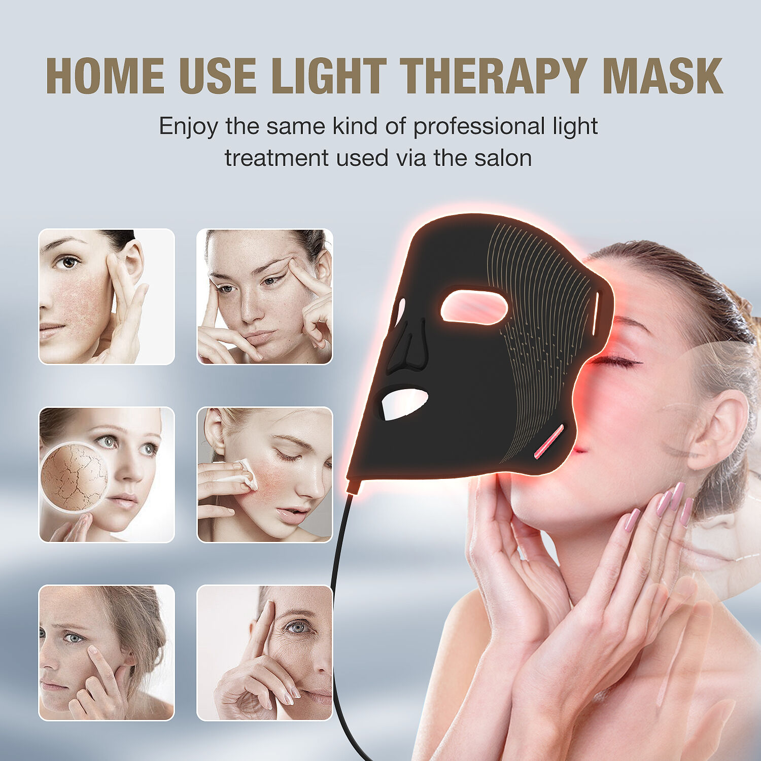 Buy Wholesale China Light Facial Led Mask Facial Therapy Beauty Device ...