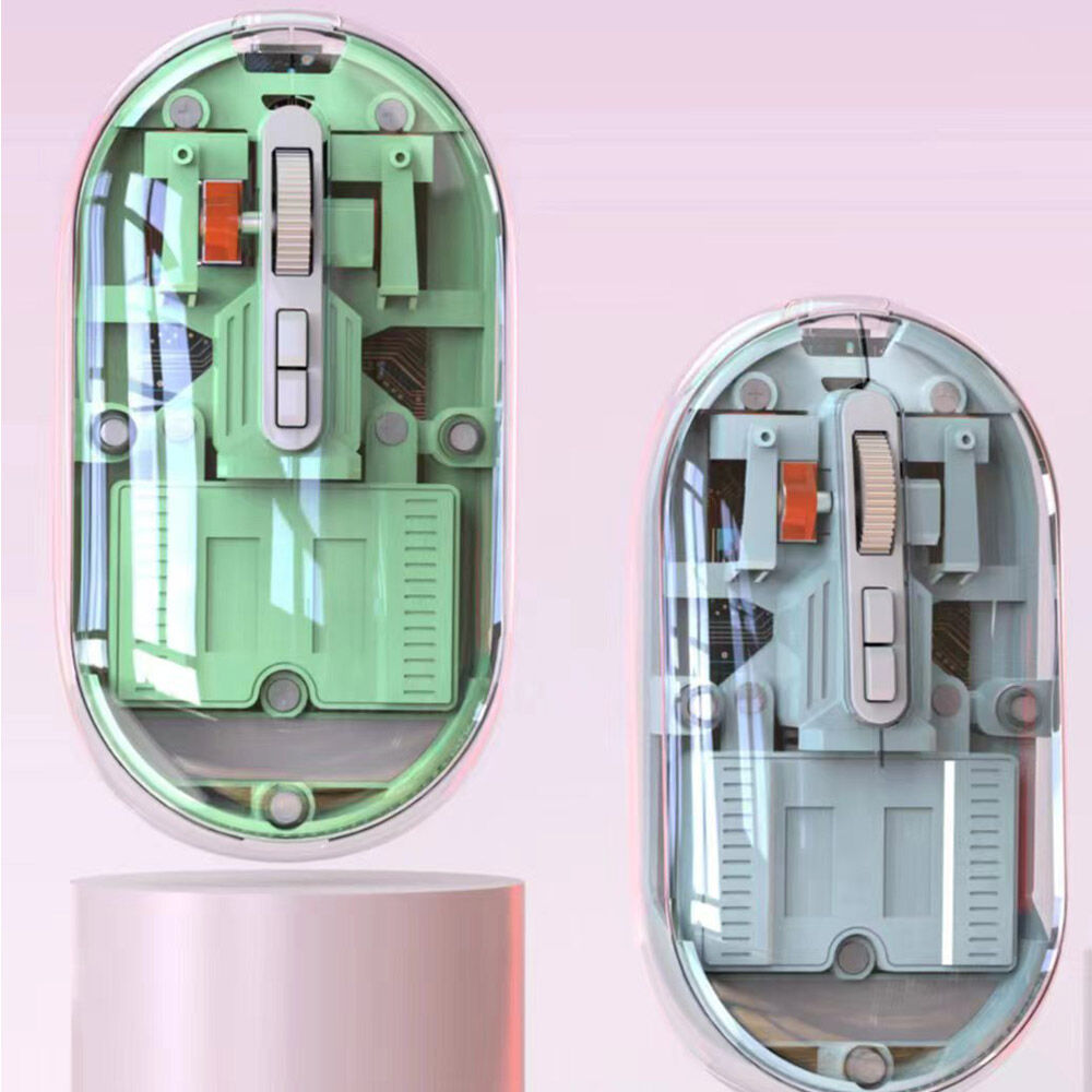 Factory Price Transparent Luminous Cool Gaming Mouse, 2.4ghz Wireless ...