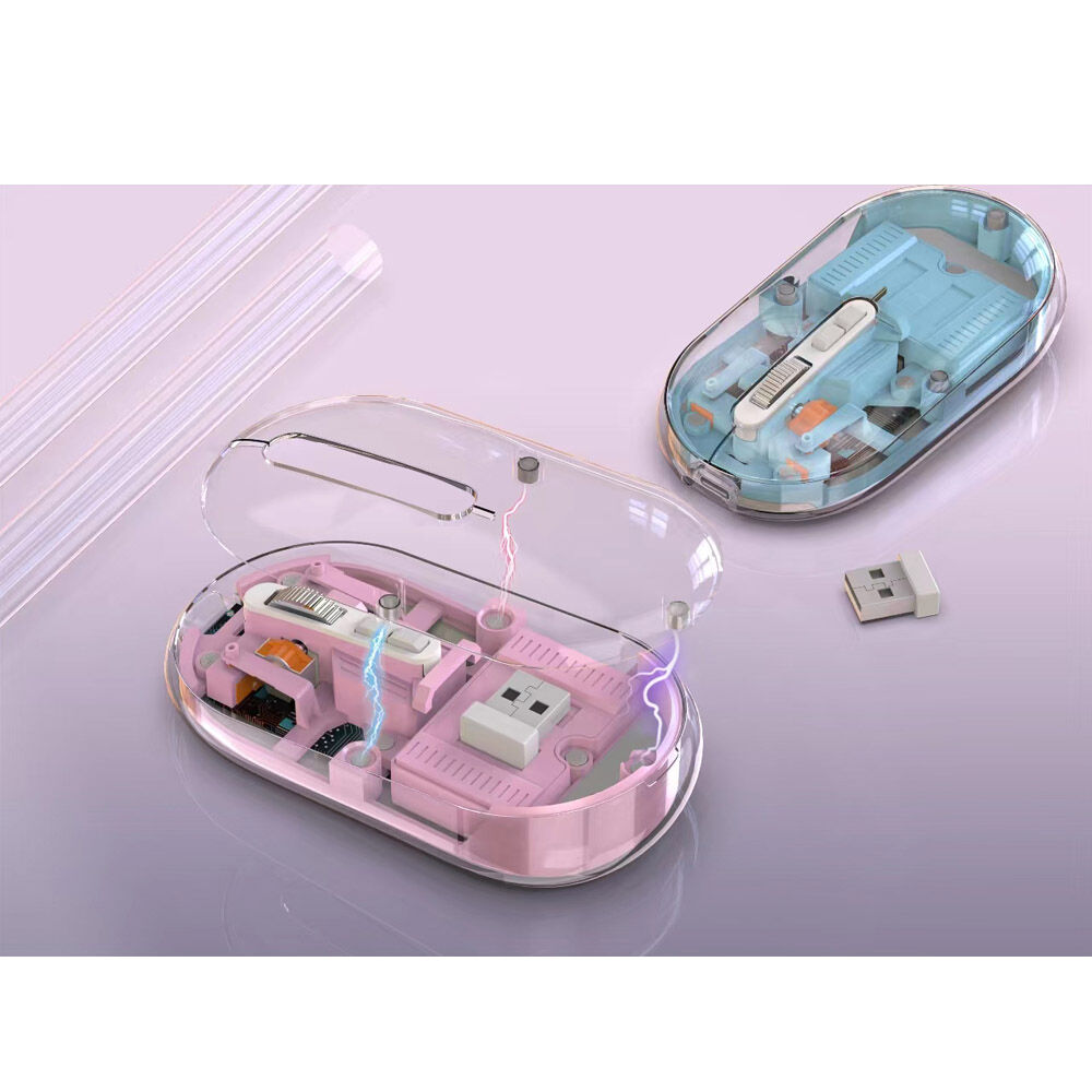 Buy Wholesale Hong Kong SAR 2.4ghz Silent Wireless Transparent Mouse ...