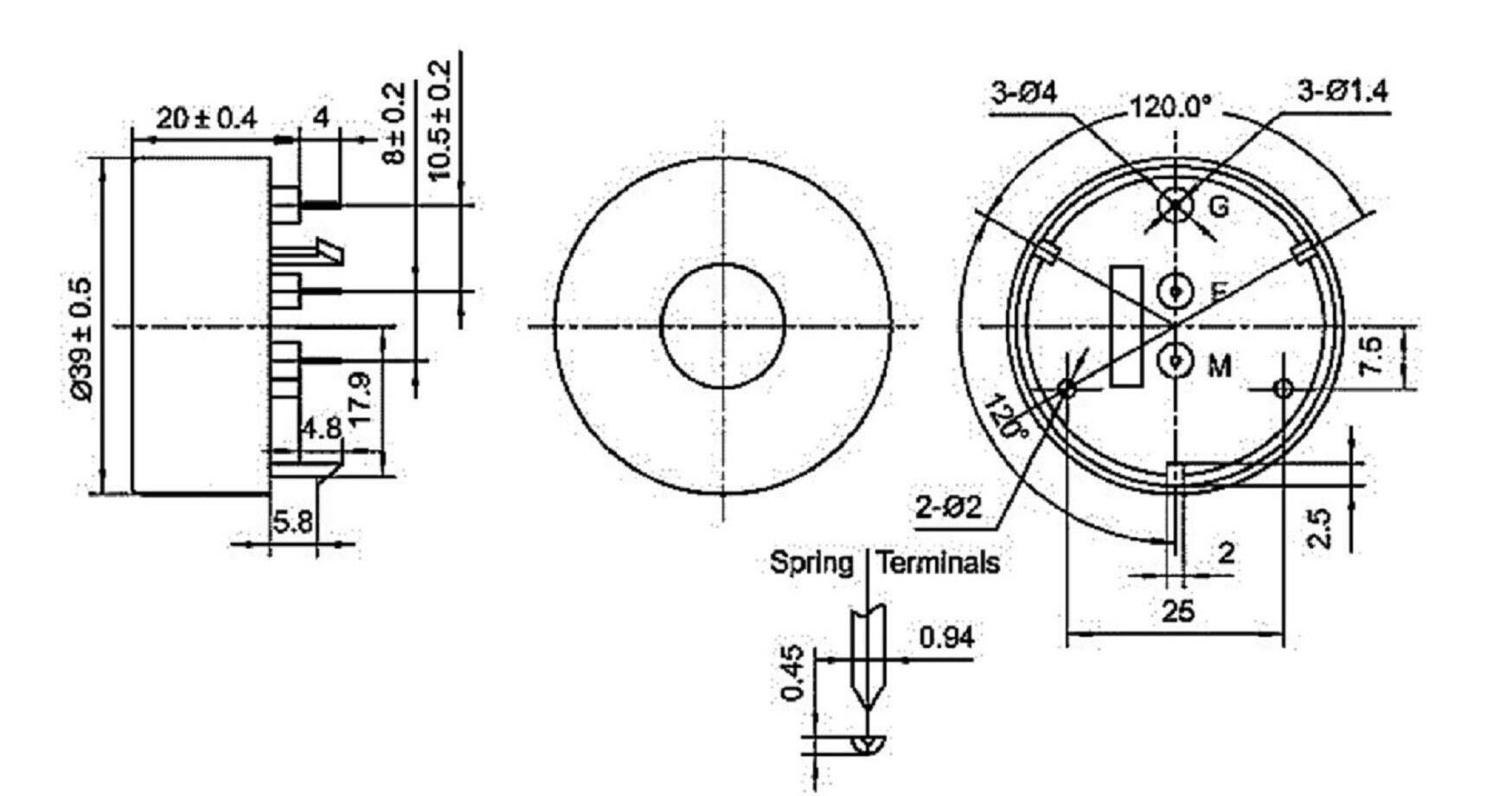 Buy Wholesale China Supplying Buzzer 4216 With Wire 42*16mm 9v 2.8khz ...