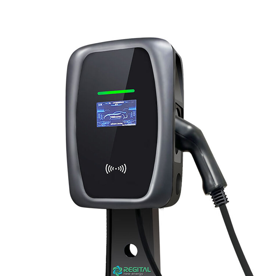 11kw 16a Connector Type 2 Ev Charger Ip65 Wifi Electric Car Charging Stations Wall-mounted Ev ...