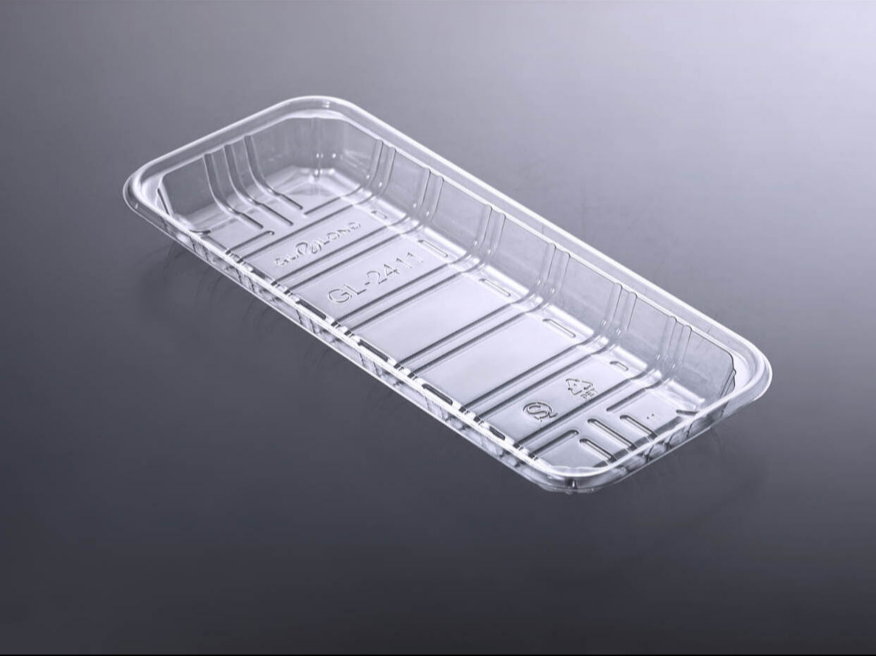 Plastic Tray Transparent Polygonal Fruit And Vegetable Tray ...