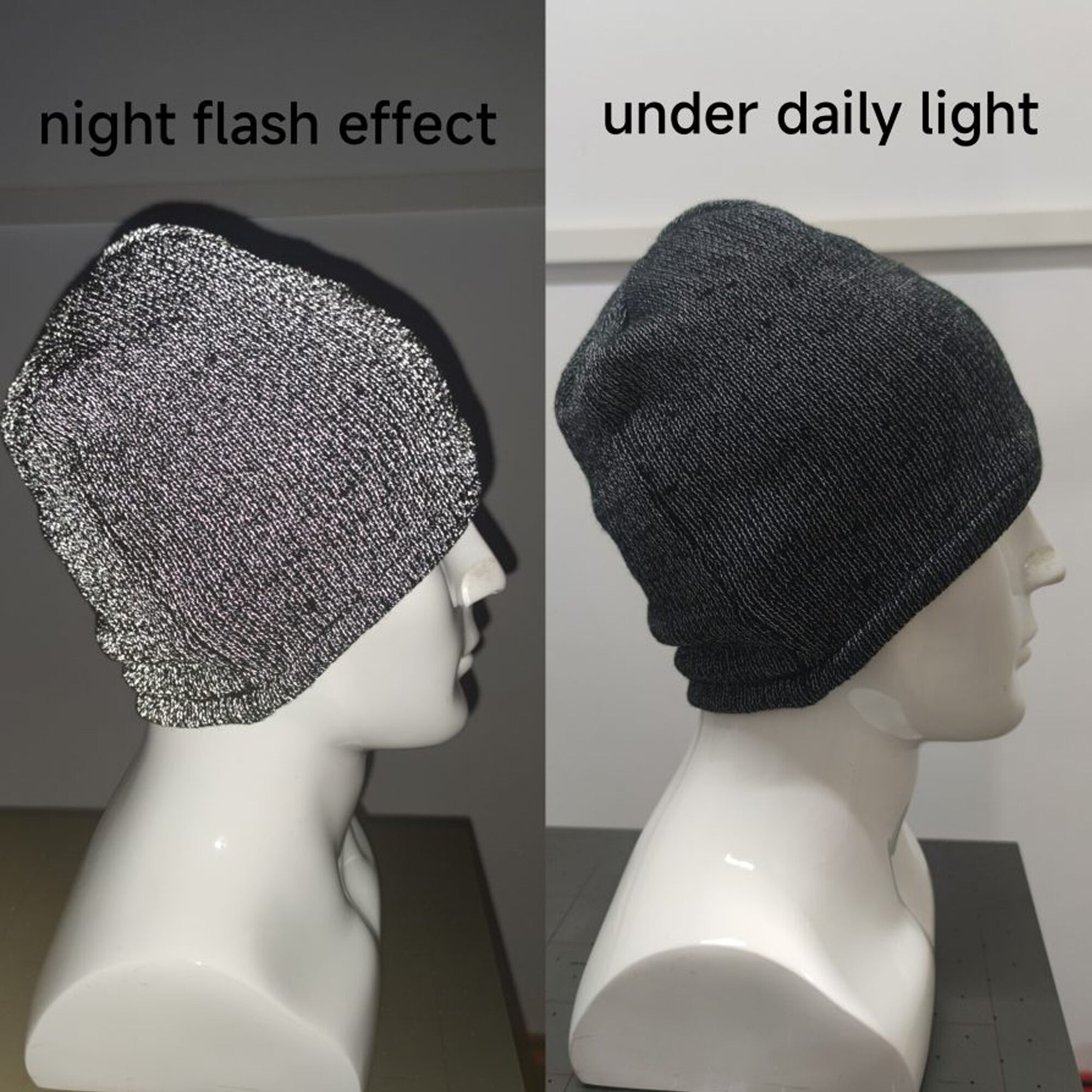 Buy Wholesale China Autumn And Winter Knitted Hat Reflective Men Women ...