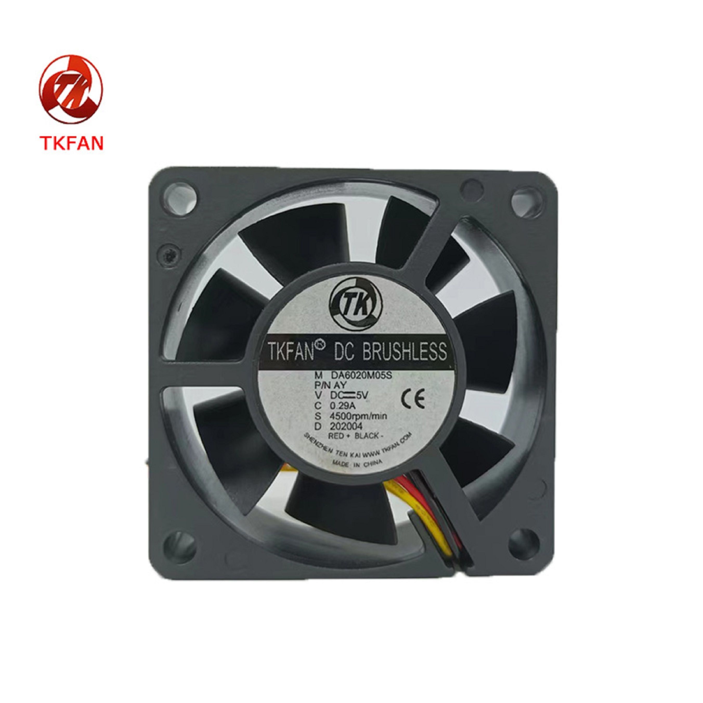 Da6020h24b 60*20mm Dc Axial Fan 5000rpm 24v 19.6fm 5.94mmh2o Dc ...