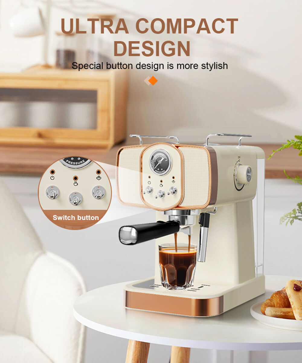 Buy Wholesale China New 20 Bar Retro Stainless Steel Pod Espresso ...