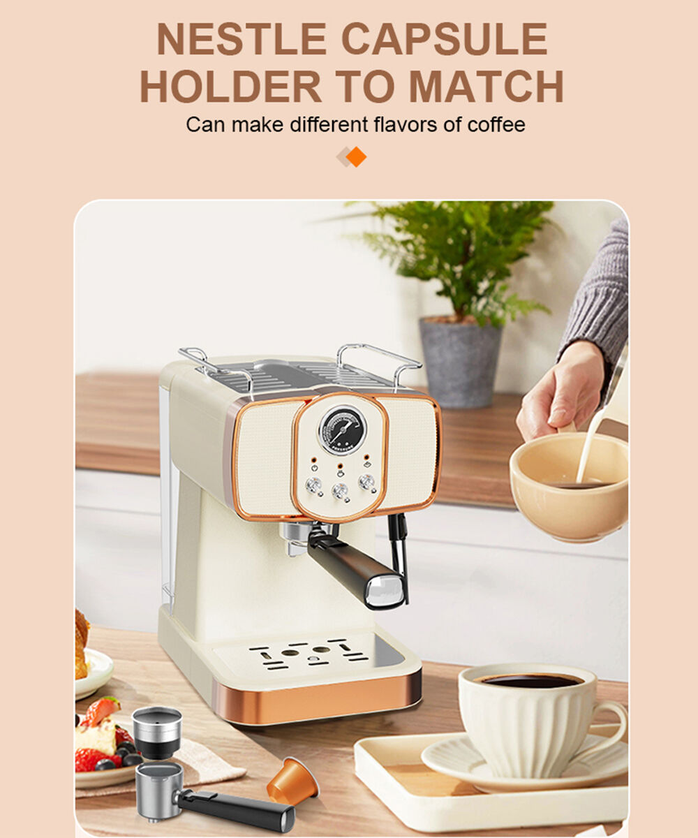 Buy Wholesale China New 20 Bar Retro Stainless Steel Pod Espresso ...