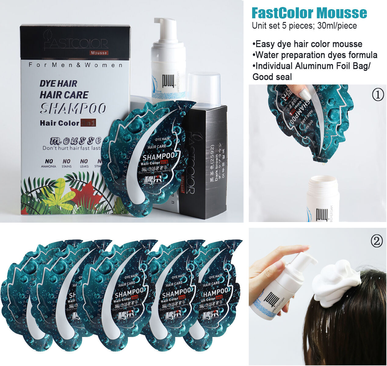 Buy Wholesale China Natural Premium Cover Grey Fastcolor Dye Plant ...