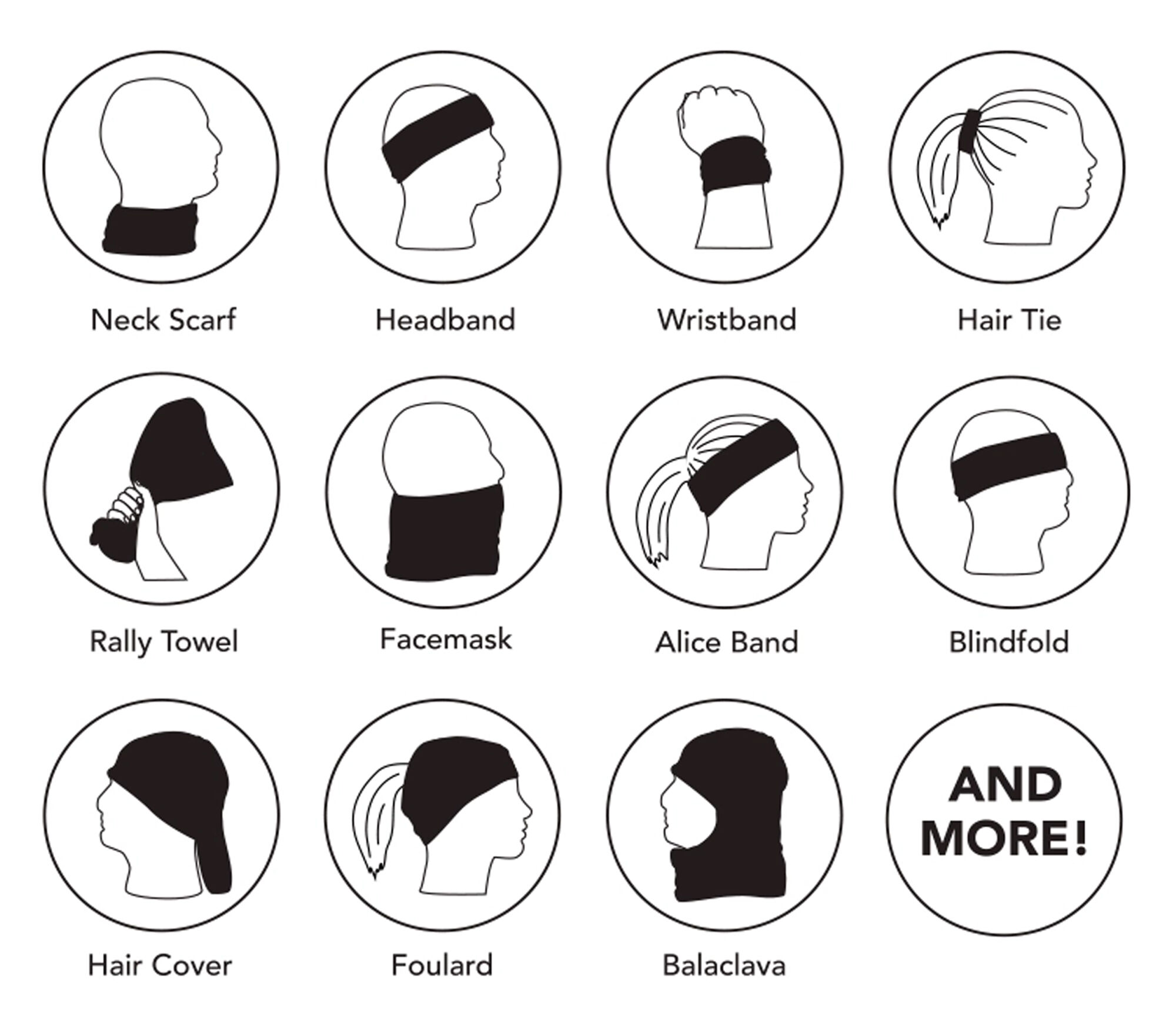 Factory Wholesale Neon Orange Multifunctional Tube Seamless Buff Neck ...