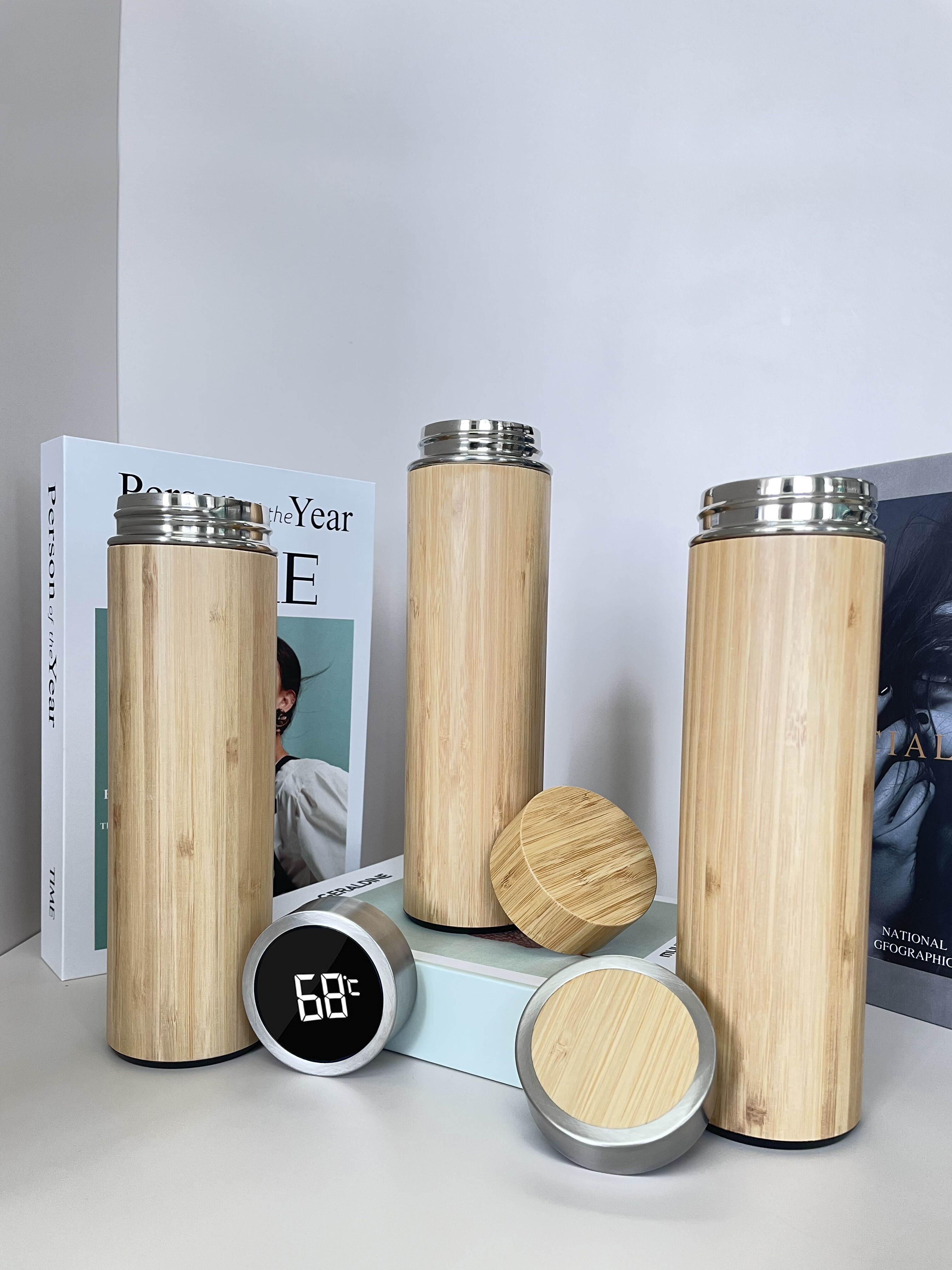 Buy China Wholesale Premium Bamboo Thermos With Tea Infuser 500ml/17oz ...