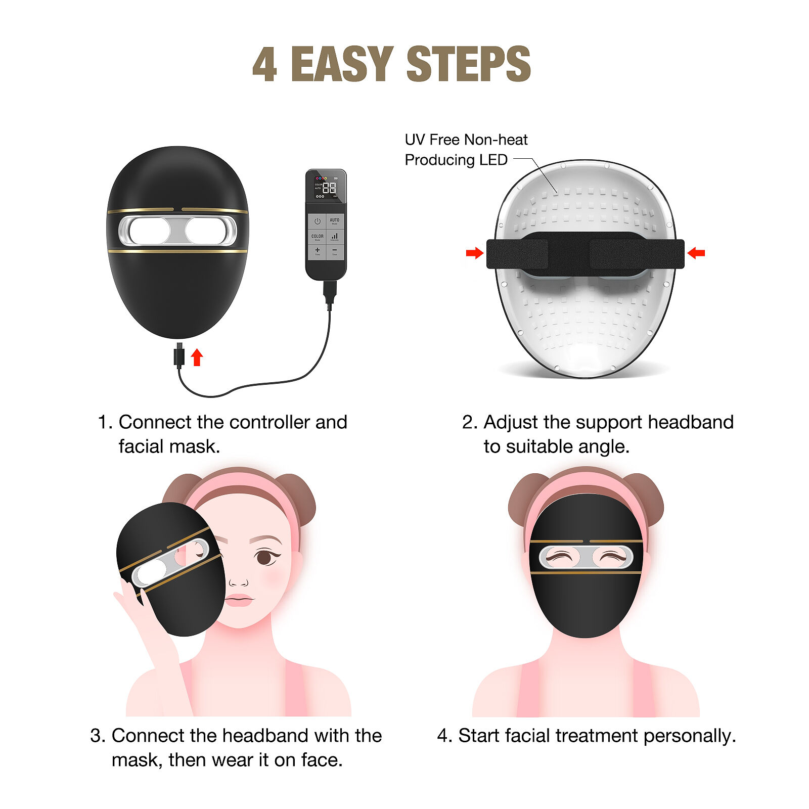 Buy China Wholesale Oem/odm Anti-aging Beauty Face Spa Face Lift Led ...