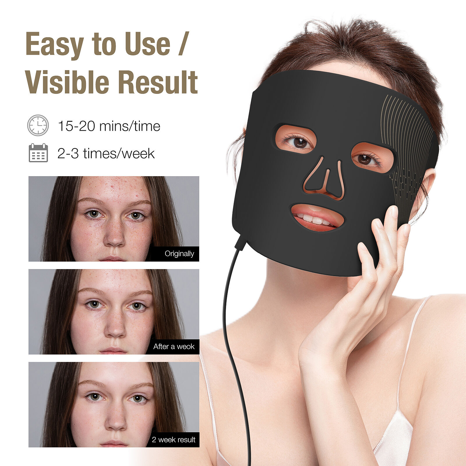 Bulk Buy China Wholesale 4 Color Red Light Therapy Mask Wireless Led ...