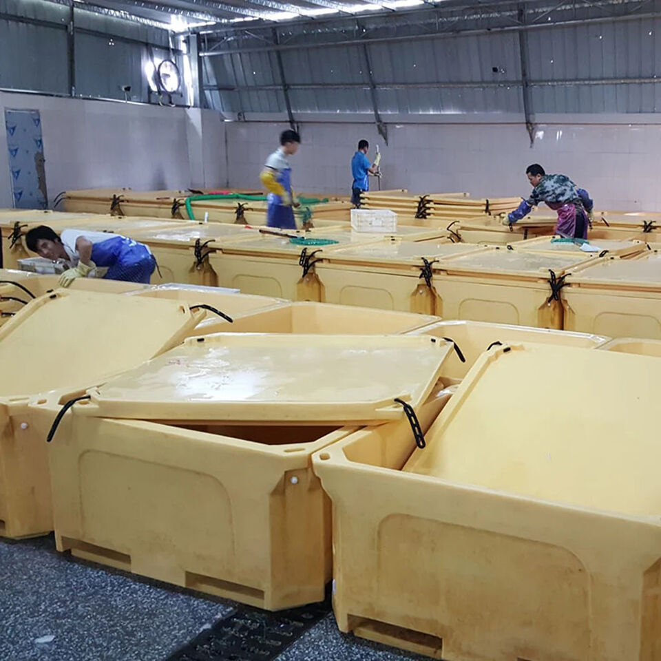 Odm 1000l Durable Stackable Multifunction Plastic Fish Bin Plastic ...