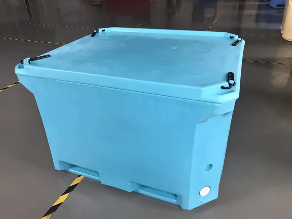 Odm 1000l Durable Stackable Multifunction Plastic Fish Bin Plastic ...