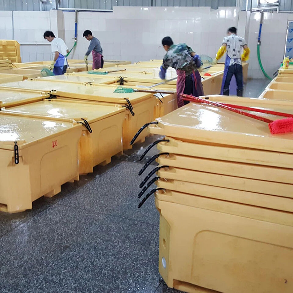 Odm 1000l Durable Stackable Multifunction Plastic Fish Bin Plastic ...